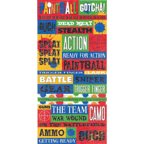 Paintball Cardstock Stickers – Reminisce – scrapbookoutlet.net