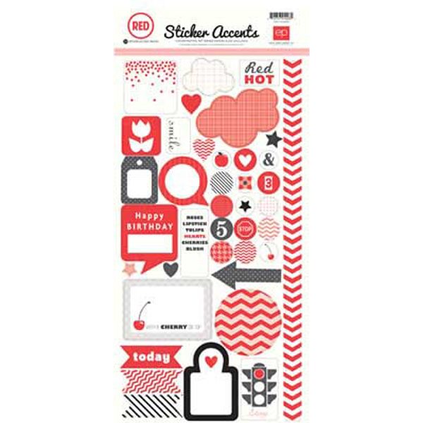 Red Sticker Accents – Echo Park – scrapbookoutlet.net