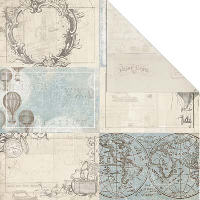 PostCards Double-Sided Paper – Creative Imaginations/Splash of Color ...