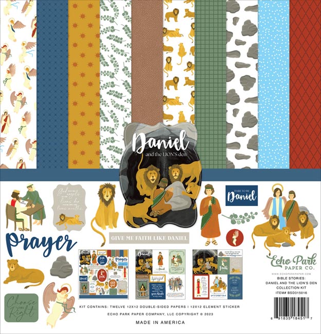 Daniel And The Lion’s Den Collection Kit – Echo Park – scrapbookoutlet.net